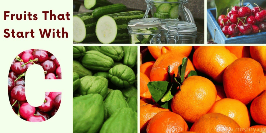 40+ Yummy Fruits that Start with C in English - English Saga