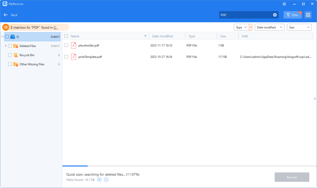 Free File Recovery Software: MyRecover - English Saga