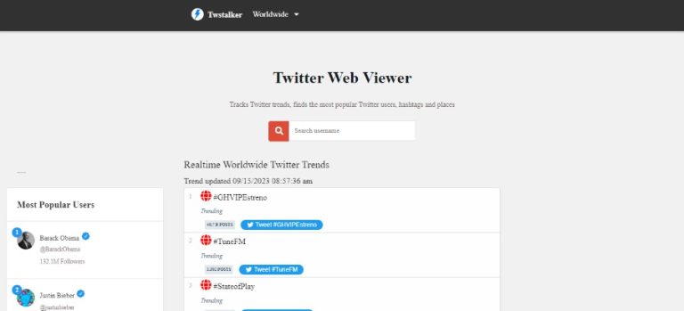 Twitter Web Viewer - English Saga